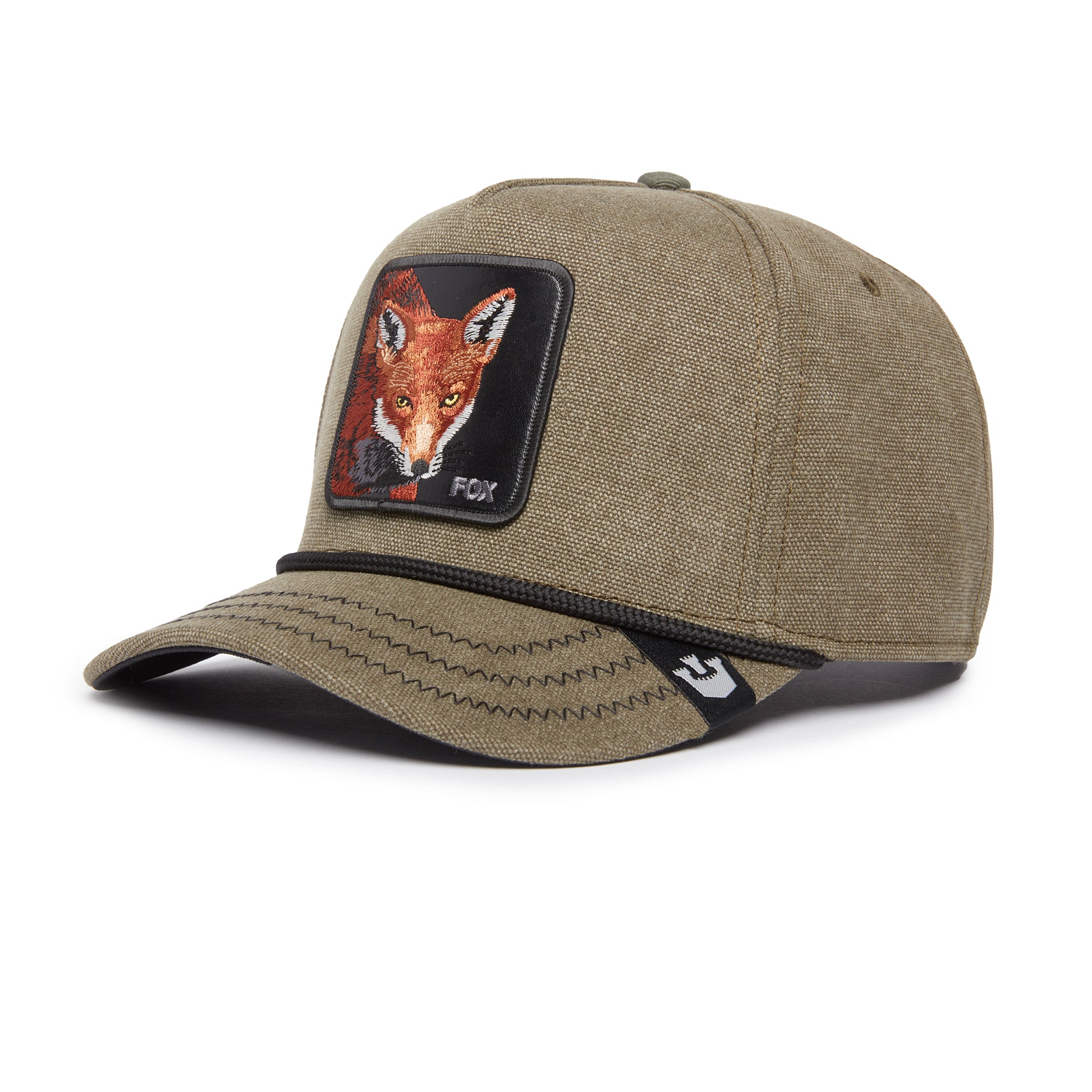 Foxy Duck Olive Baseball Cap